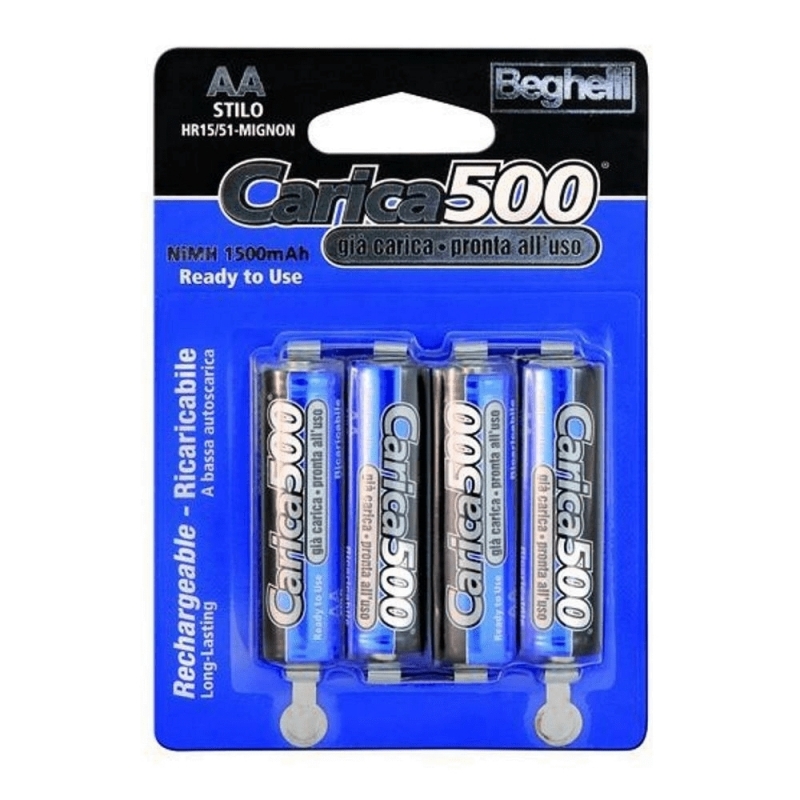 pile stilo ricaricabili 4pz 1500mah 1,2 beghelli 8851 BEGHELLI Batt...