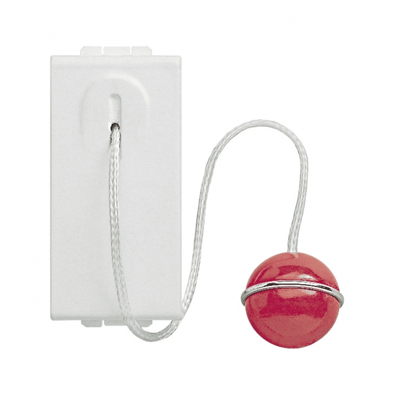 bticino living light pulsante a tirante unipolare 10a 1 posto btici...